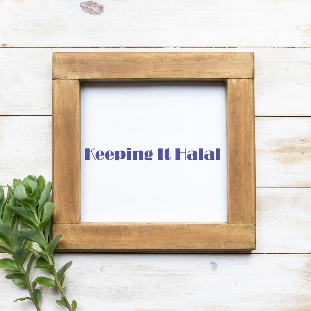 "Keeping it Halal" Craft Decal — Home Synchronize